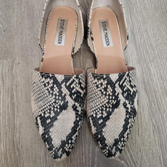 Steve Madden | Shoes | Steve Madden Darian Dorsay Flat Snake Python ...